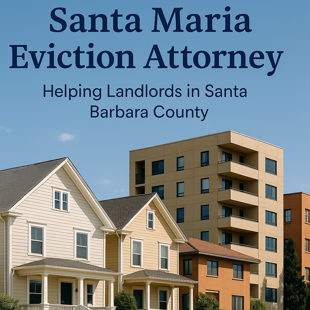 Evicting Tenants in Santa Maria and Santa Barbara County: A Landlord's ...